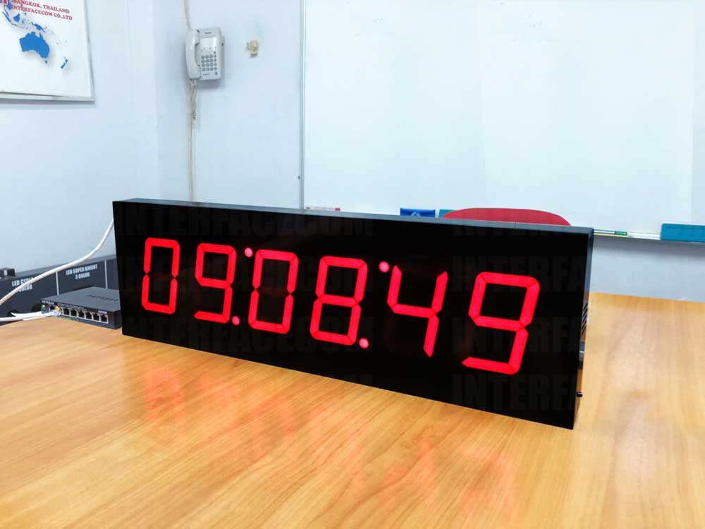 INTERFACECOM : DIGITAL CLOCK POE ( POWER OVER ETHERNET ), นาฬิกา ...